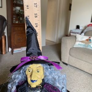Maker’s Halloween Decor | Holiday | Halloween Witch Tree Topper Nwt 28 ...
